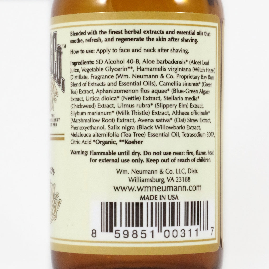 After-Shave, Bay Rum | Wm. Neumann & Co.