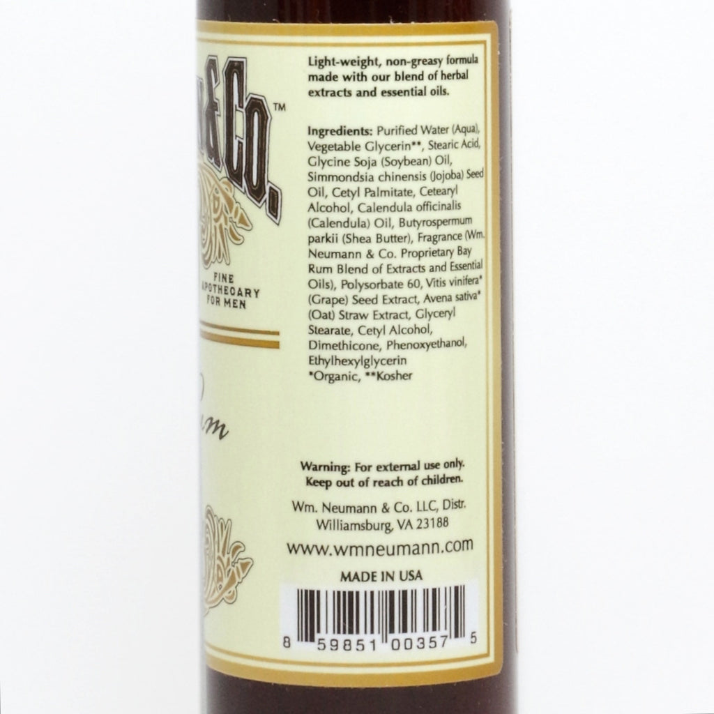 Hand & Body Lotion, Bay Rum | Wm. Neumann & Co.